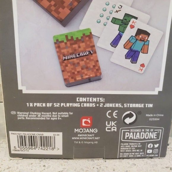 Minecraft | Toys | Minecraft Playing Cards Card Games Family Game Night ...